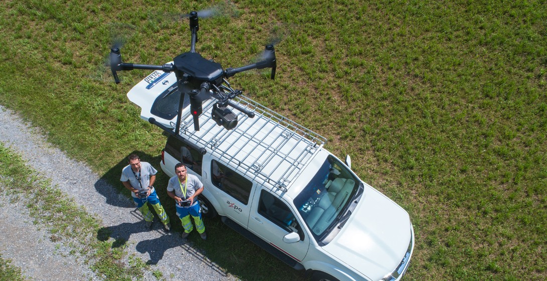 Aerial inspections with drones | Axpo
