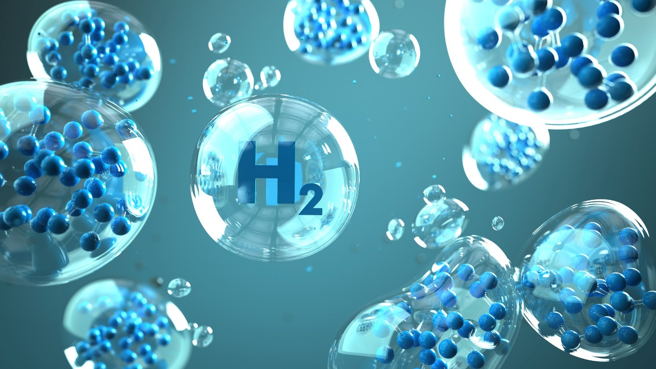 Hydrogen production facility at the Wildegg-Brugg hydropower plant ...